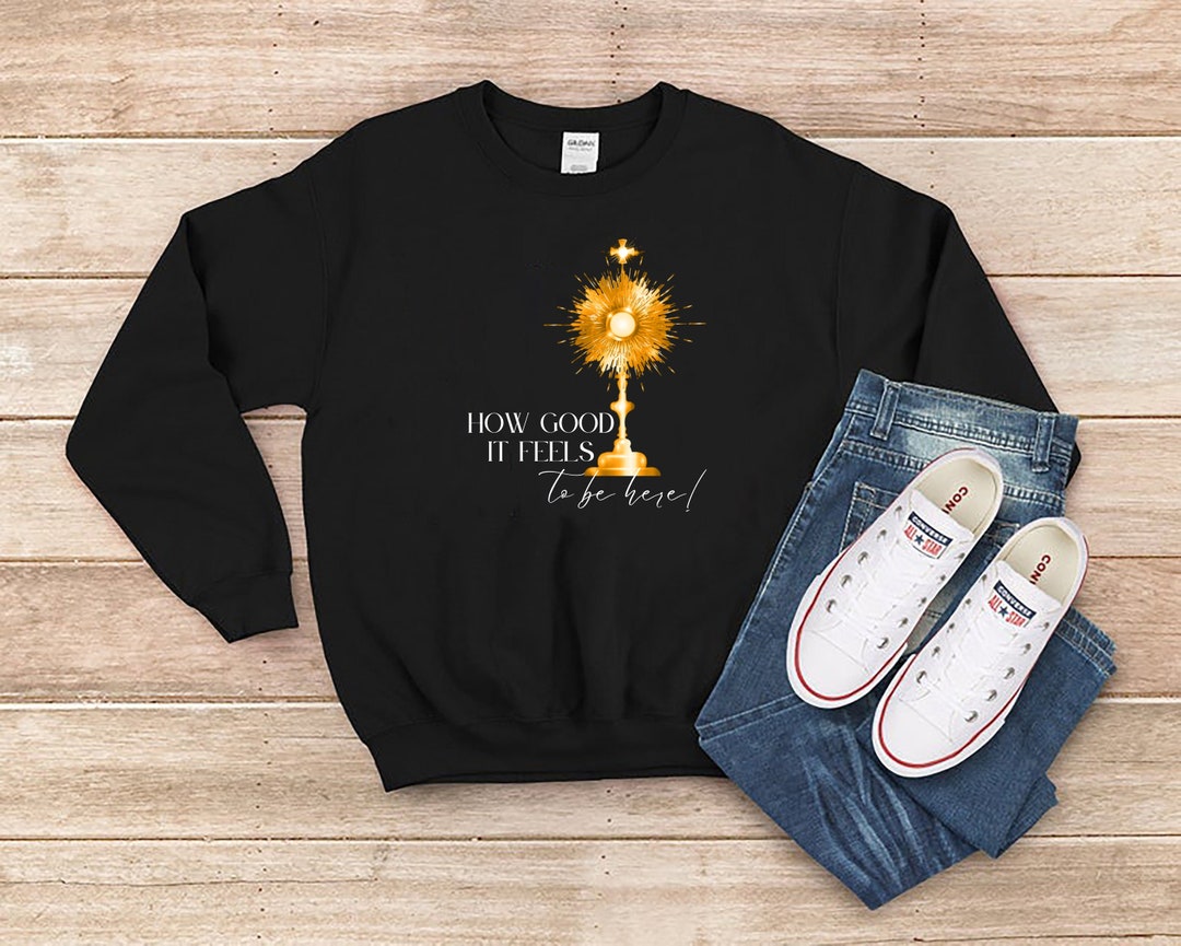 Blessed Sacrament Unisex Sweatshirt, Eucharist Sweatshirt, Holy Host ...