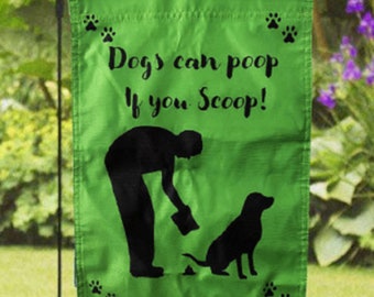 Dogs Can Poop Flag - Etsy