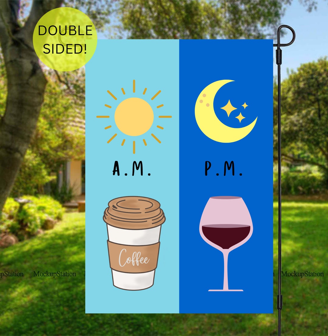Wine Garden Flag | I Love Wine | A.M P.M Wine Flag | I Love Wine Flag ...