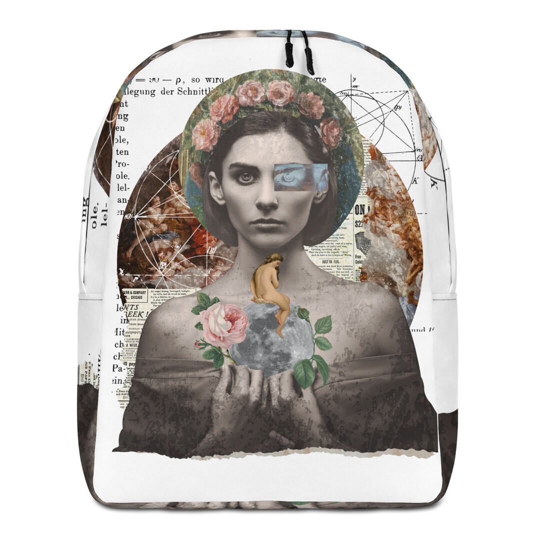 Victorian Minimalist Backpack Gothic Backpack Steampunk Backpack ...