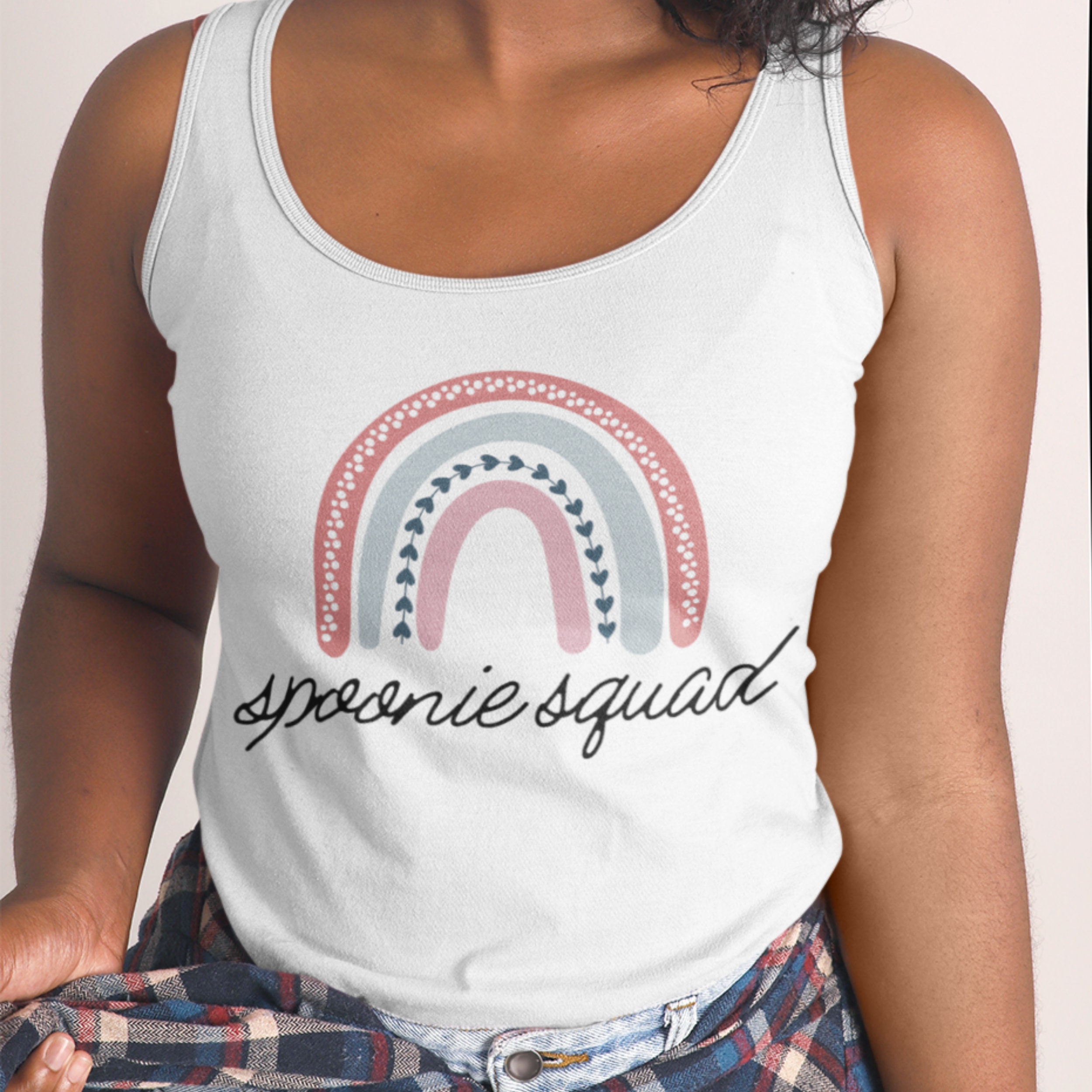 Alternate Rainbow Spoonie Squad Crewneck Chronic Illness Squad | Etsy