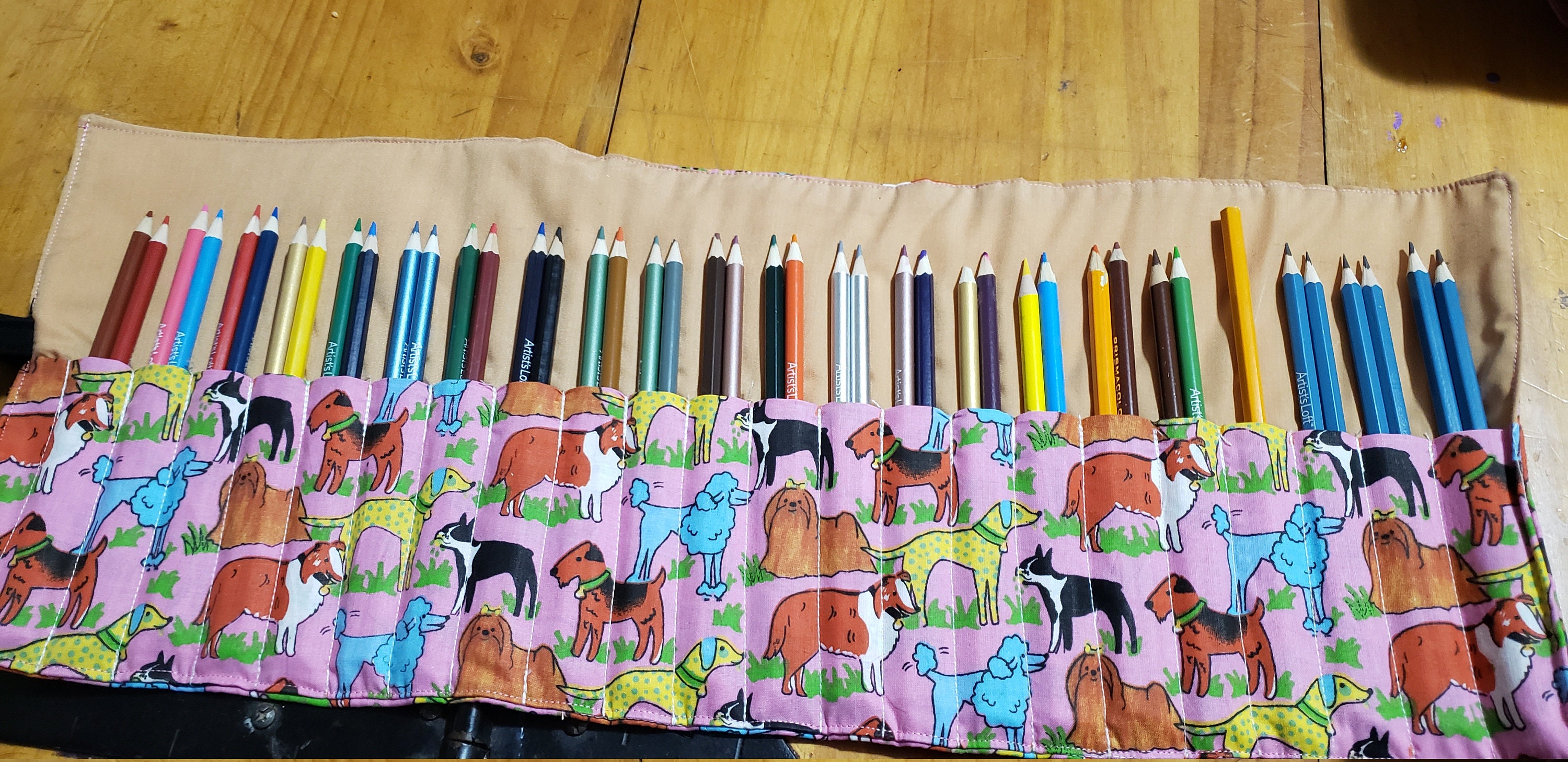 Colored Pencil Holder Roll - Etsy