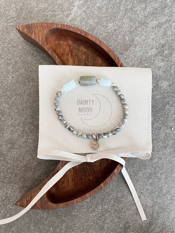 Addiction Recovery Crystal Affirmation Bracelet Dainty 4mm - Etsy