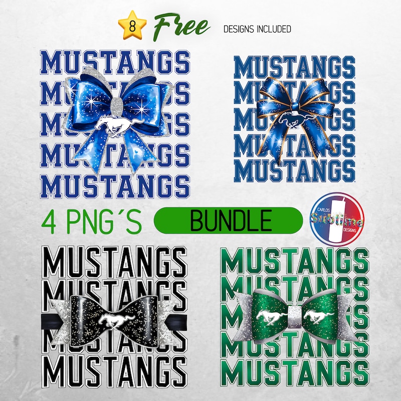Mustang Cheer - Etsy