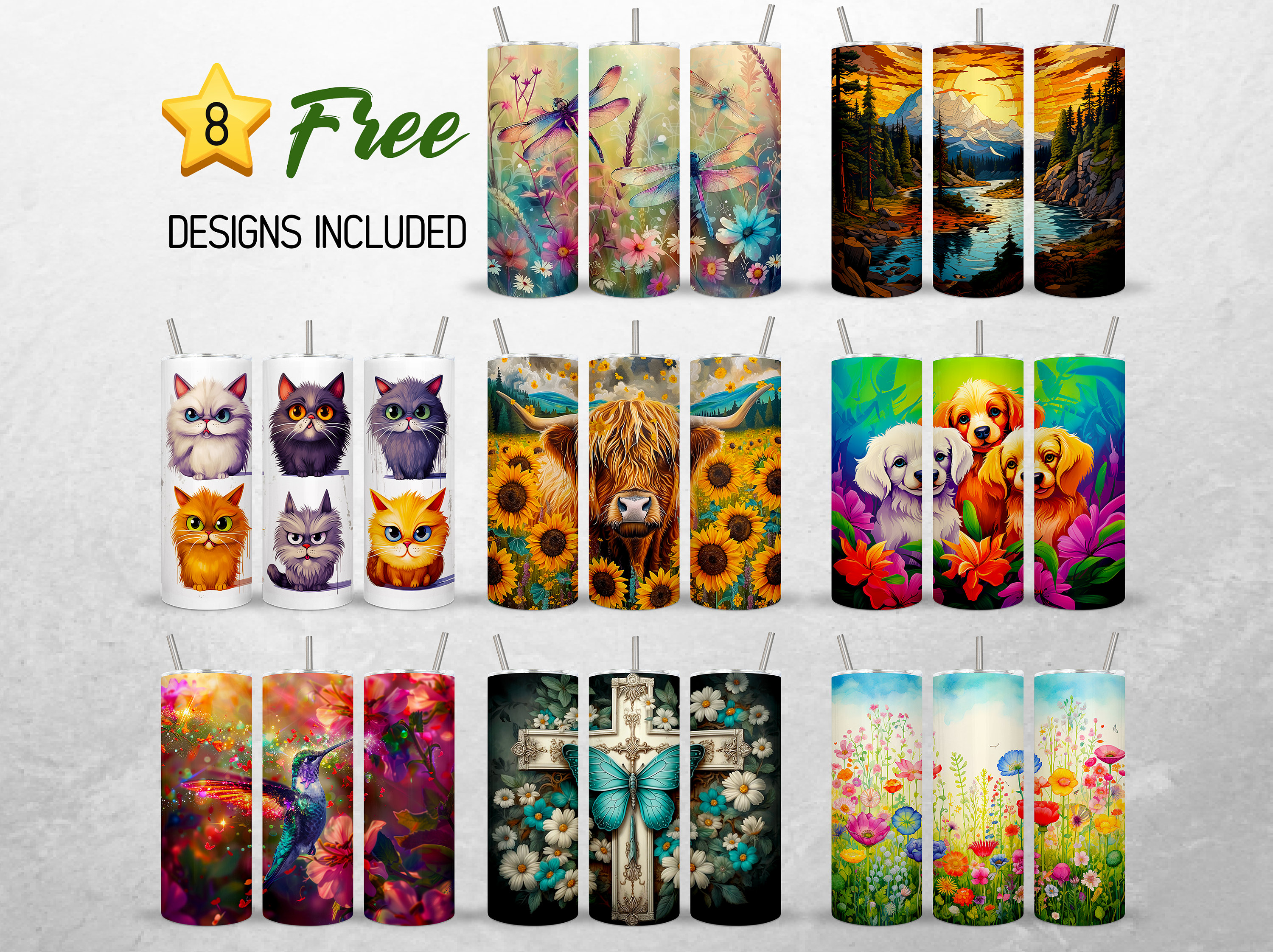 Red Cardinals Tumbler Wrap Bundle Christmas Cardinals 20oz Tumbler PNG ...