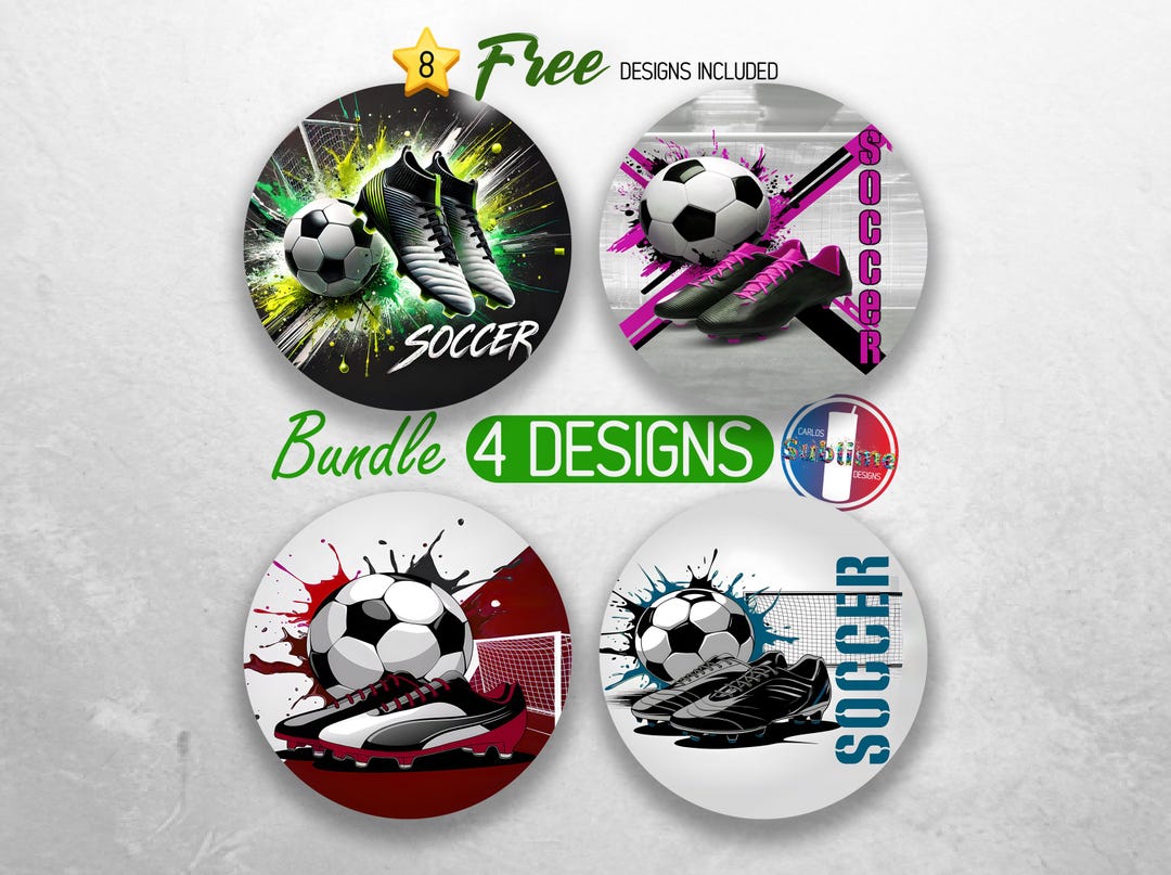 Soccer Car Coaster PNG Sports Soccer Ball Car Coaster Sublimation ...