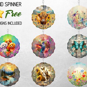 Spring Floral Wind Spinner PNG Designs Boho Flowers Garden Windspinner ...