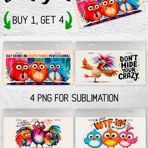 Bird Sarcastic License Plate PNG Funny Quote License Plate Design Fun ...