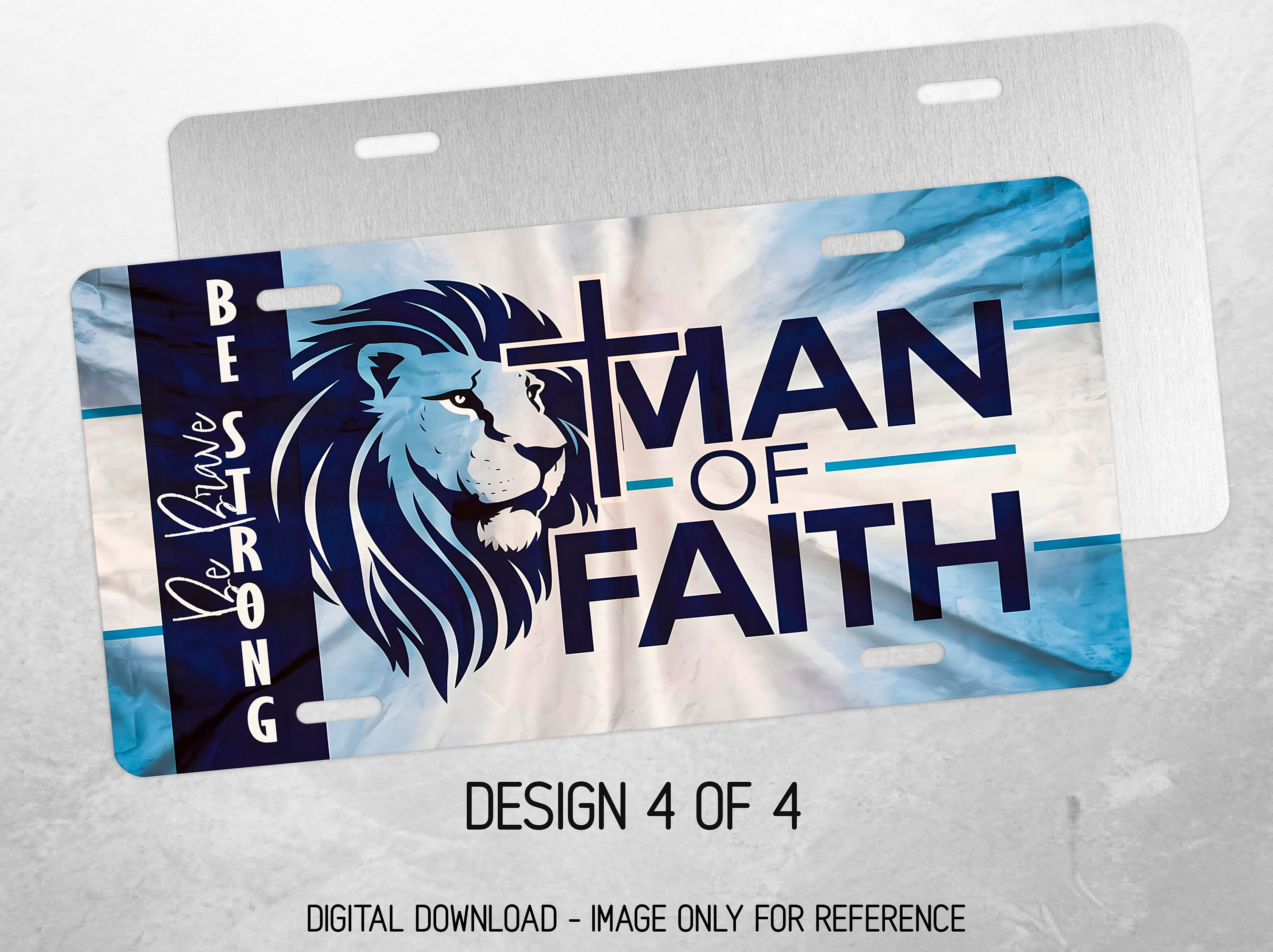 Faith Christian License Plate PNG Bible Verse License Plate Design ...