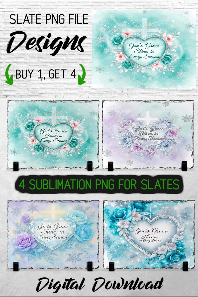 Christian God Slate PNG Faith Prayer Slate File Bundle Sublimation ...