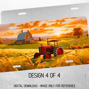 Life is Better on the Farm License Plate PNG Tractor Farm Life License ...