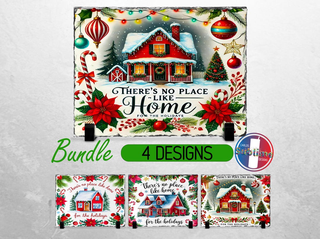 Happy Christmas Slate PNG | There's No Place Like Home Slate File ...