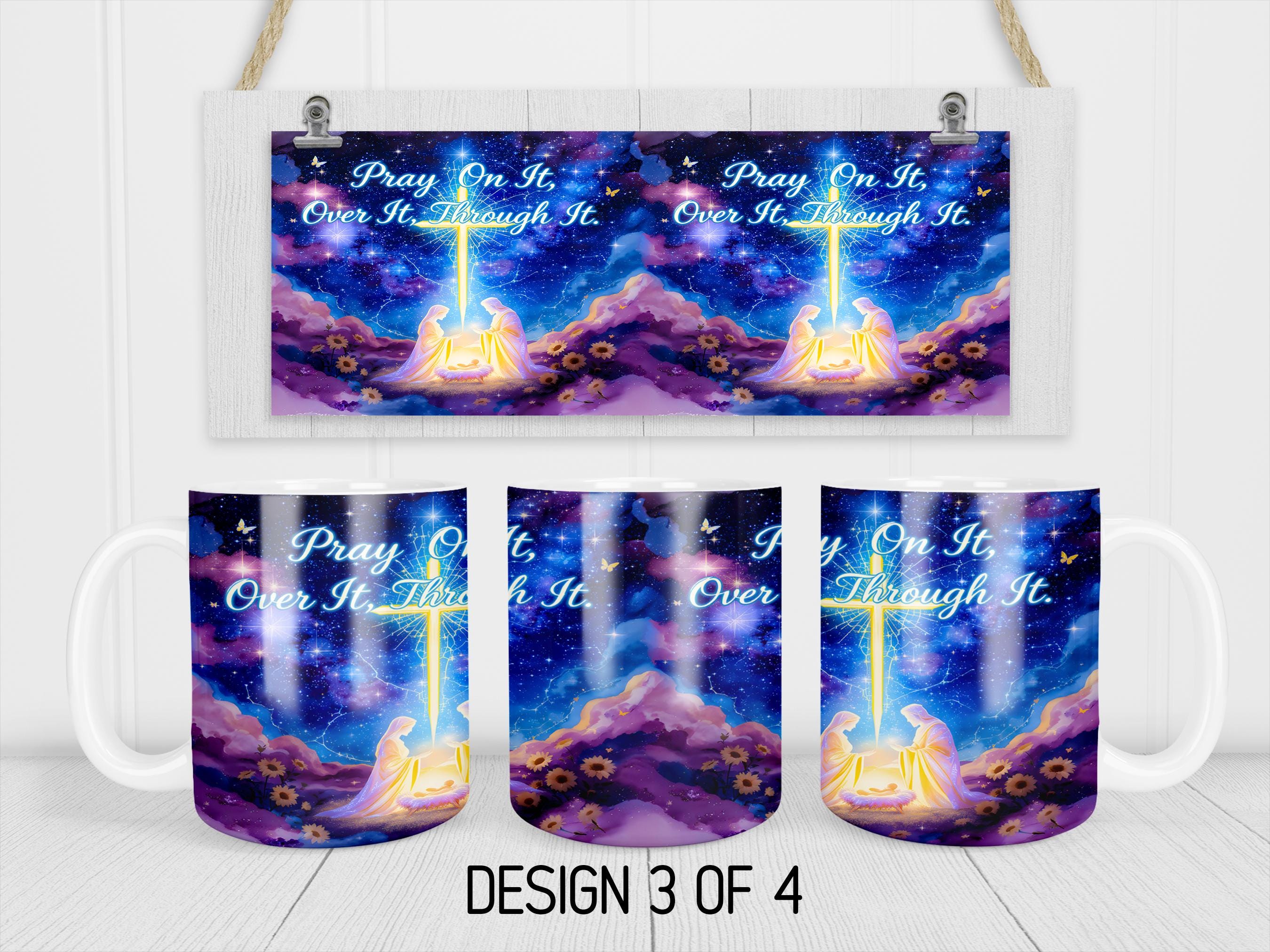 Nativity Scene Mug Wrap Bundle Christmas Christian Religious Mug PNG ...