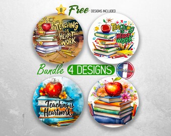 School Teacher Car Coaster PNG Personalized Teacher Car Coaster ...