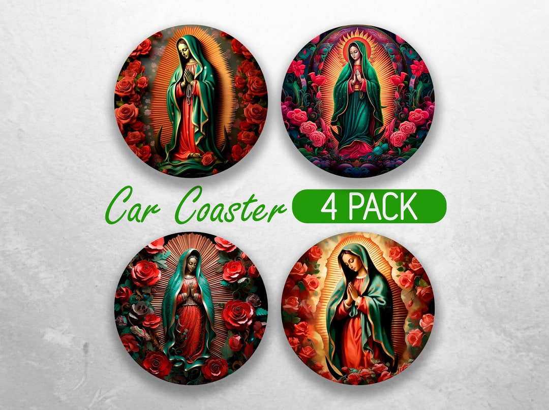 Virgen De Guadalupe Car Coaster PNG Lady of Guadalupe Car Coaster ...