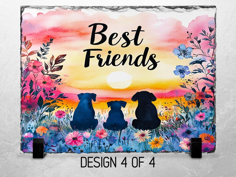 Dog Best Friends Slate PNG Pet Dog Slate File Bundle Sublimation ...