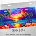 Beach Sunset License Plate PNG Ocean Summer License Plate Design ...
