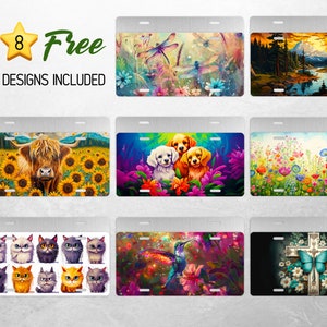 Beach Sunset License Plate PNG Ocean Summer License Plate Design ...