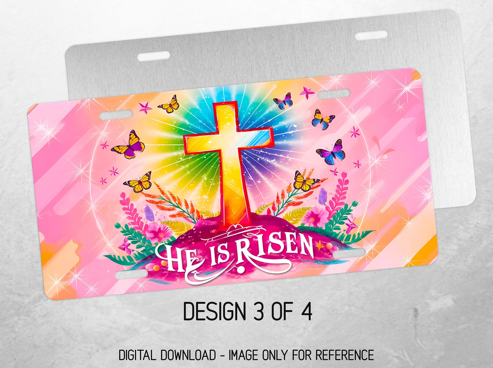 Faith Christian License Plate PNG Bible Verse License Plate Design ...