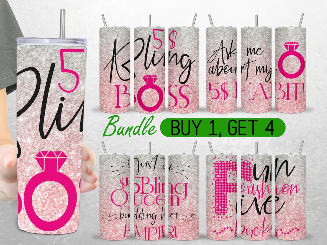 Paparazzi Tumbler Wrap Bundle Paparazzi Bling Boss Tumbler Designs for ...