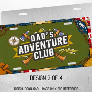Retro Fathers Day License Plate PNG Patriotic Best Dad License Plate ...