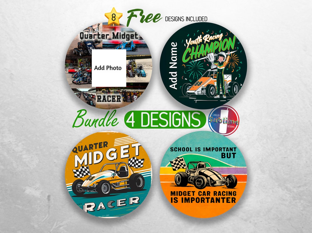 Quarter Midget Car Racing Car Coaster PNG Crianças Race Car Coasters ...