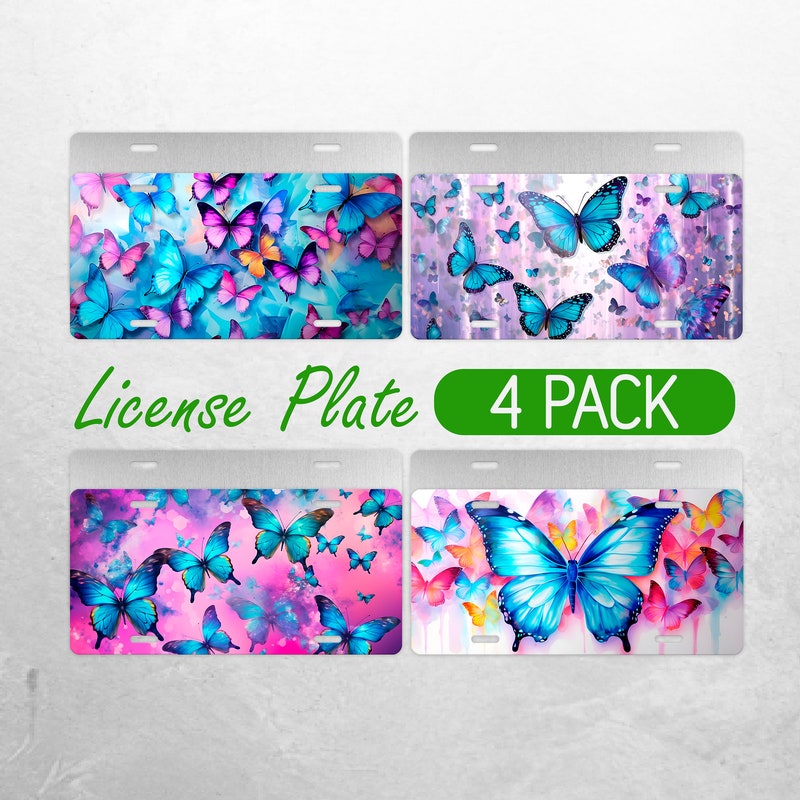 Butterfly Design Plates - Etsy