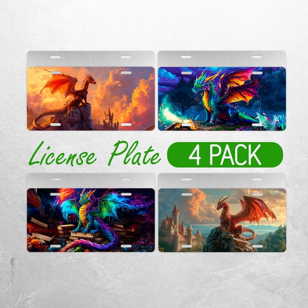 Dragon Plates - Etsy