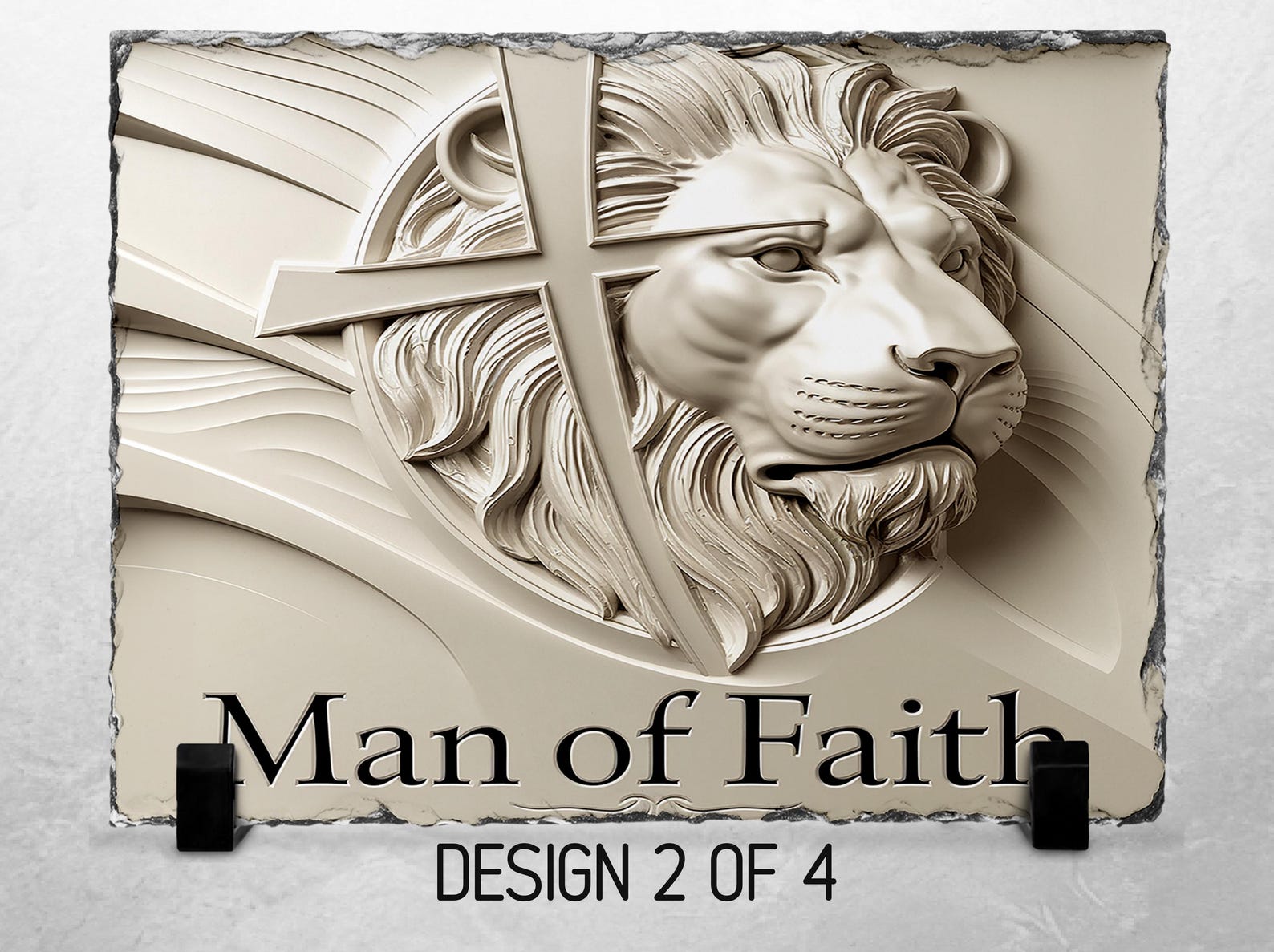 Man of Faith Slate PNG Christian Bible Verse Slate File Bundle ...