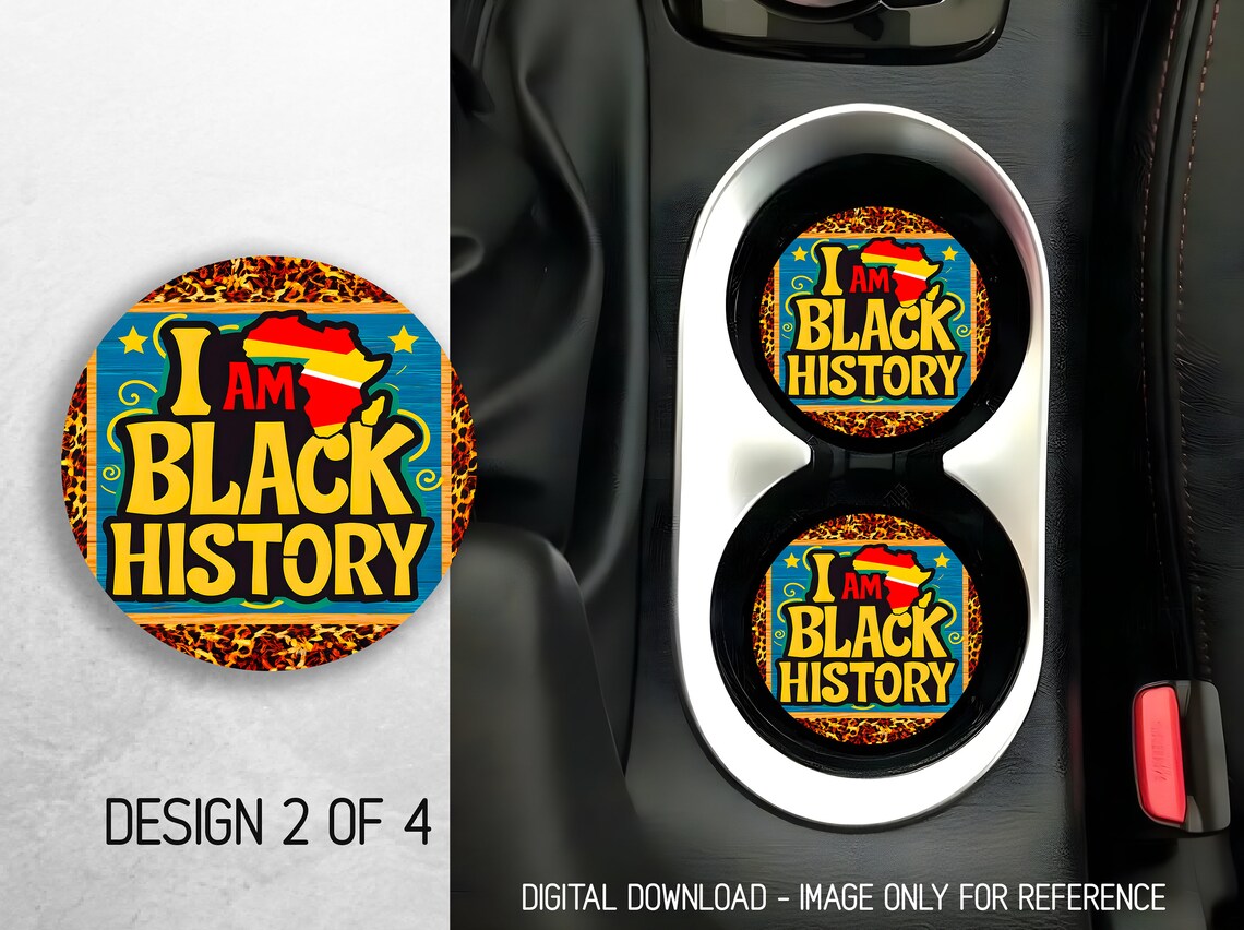 Celebrate Juneteenth Car Coaster PNG Black History Car Coaster ...