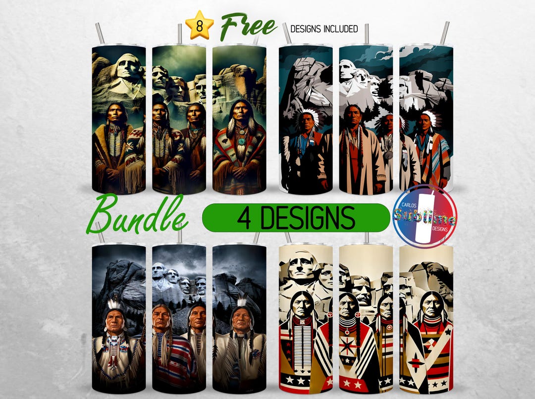 Native American Indian Tumbler Wrap 20oz Bundle Indigenous Pride ...