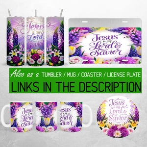 Christian Jesus License Plate PNG Bundle Religious Faith License Plate ...