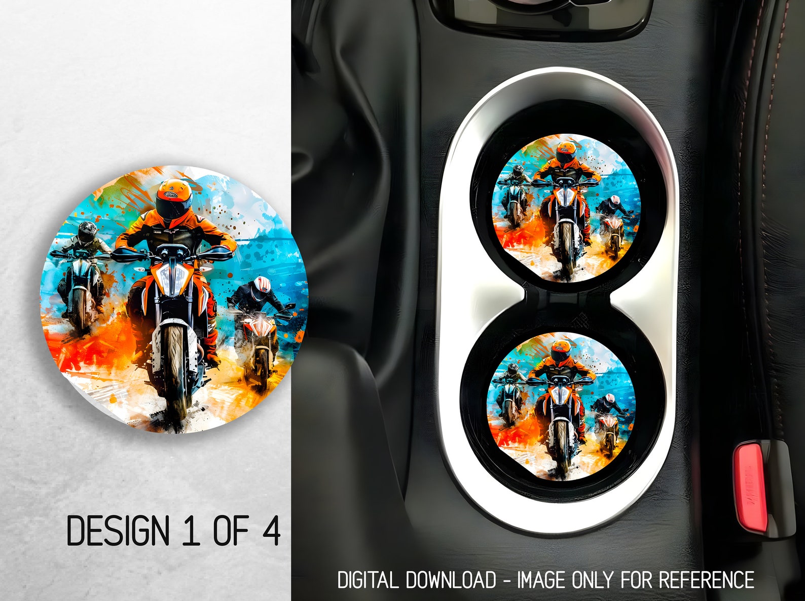 Motocross Dirt Bike Car Coaster PNG Little Dirt Never Hurt Car Coaster ...