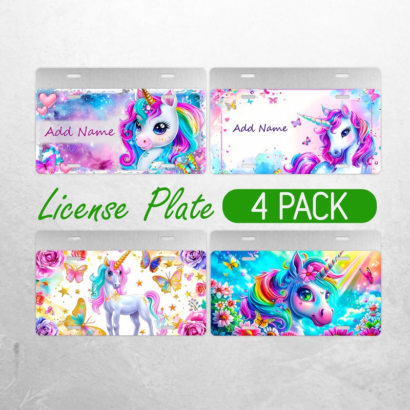 Unicorn Plates - Etsy