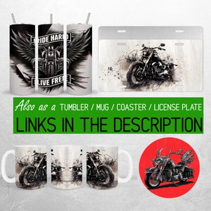 Vintage Motorcycle License Plate PNG Man Classic Motorcycle License ...