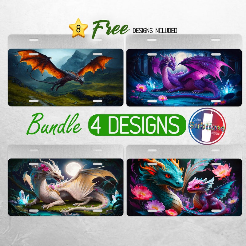 Dragon Plates - Etsy