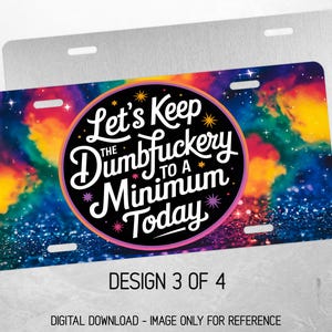 Sarcastic License Plate PNG Bundle Funny Mom License Plate Design Fun ...