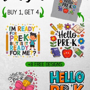 Pre-k PNG Sublimation Design Download, Little Miss Pre-k Png, Pre-k ...