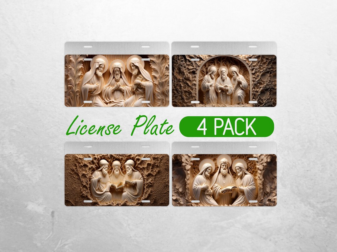 Three Kings License Plate PNG Three Wise Men License Plate Design ...