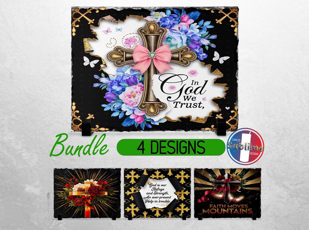 Christian Jesus Slate PNG Religious Faith Slate File Bundle Sublimation ...