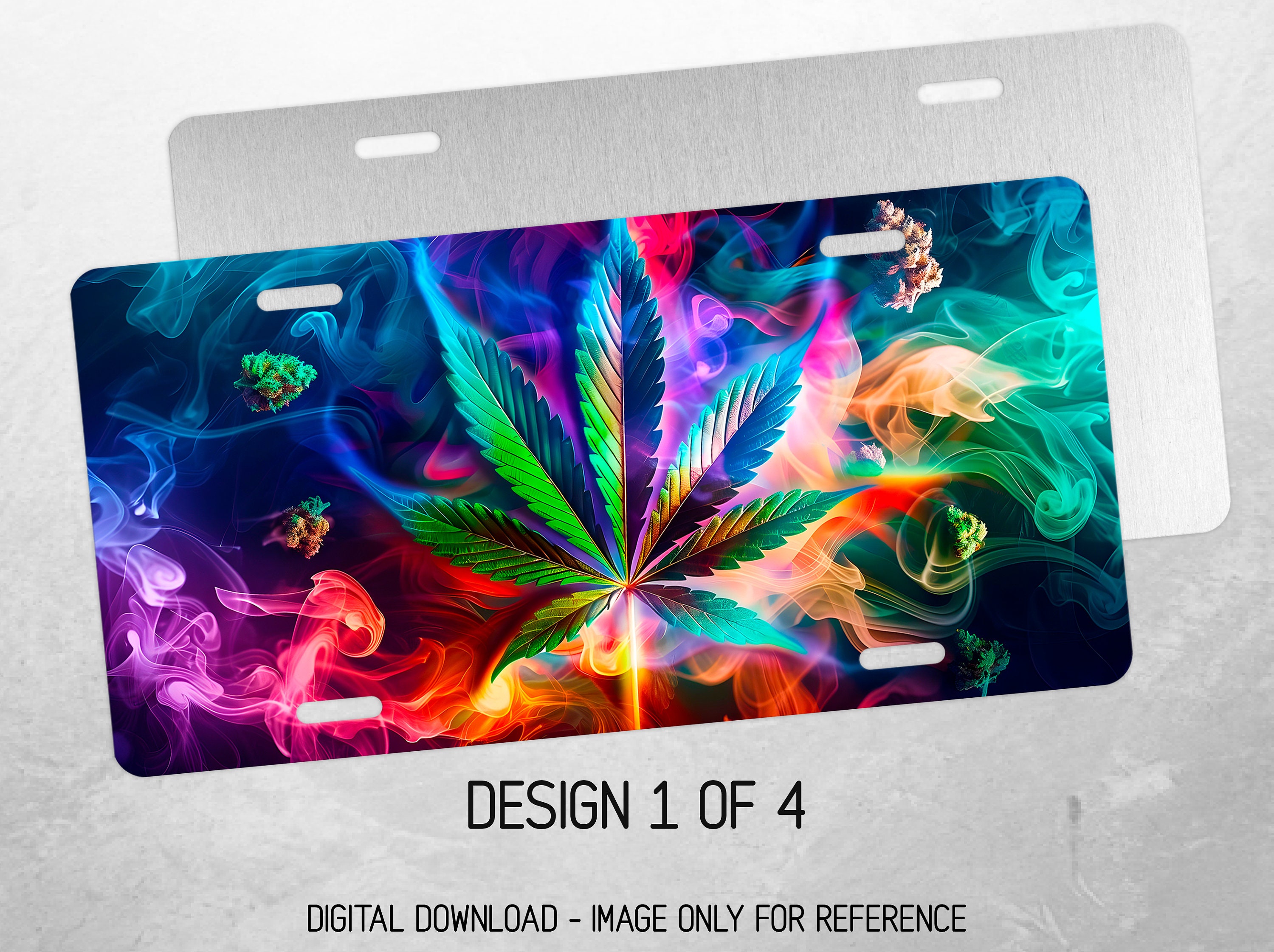 Marijuana Leaf License Plate PNG Weed Marijuana License Plate Design ...