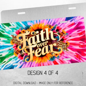 Faith Christian License Plate PNG Bible Verse License Plate Design ...