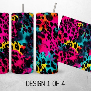 Cheetah Print Tumbler Wrap Cheetah PNG Bundle Seamless Leopard Print ...
