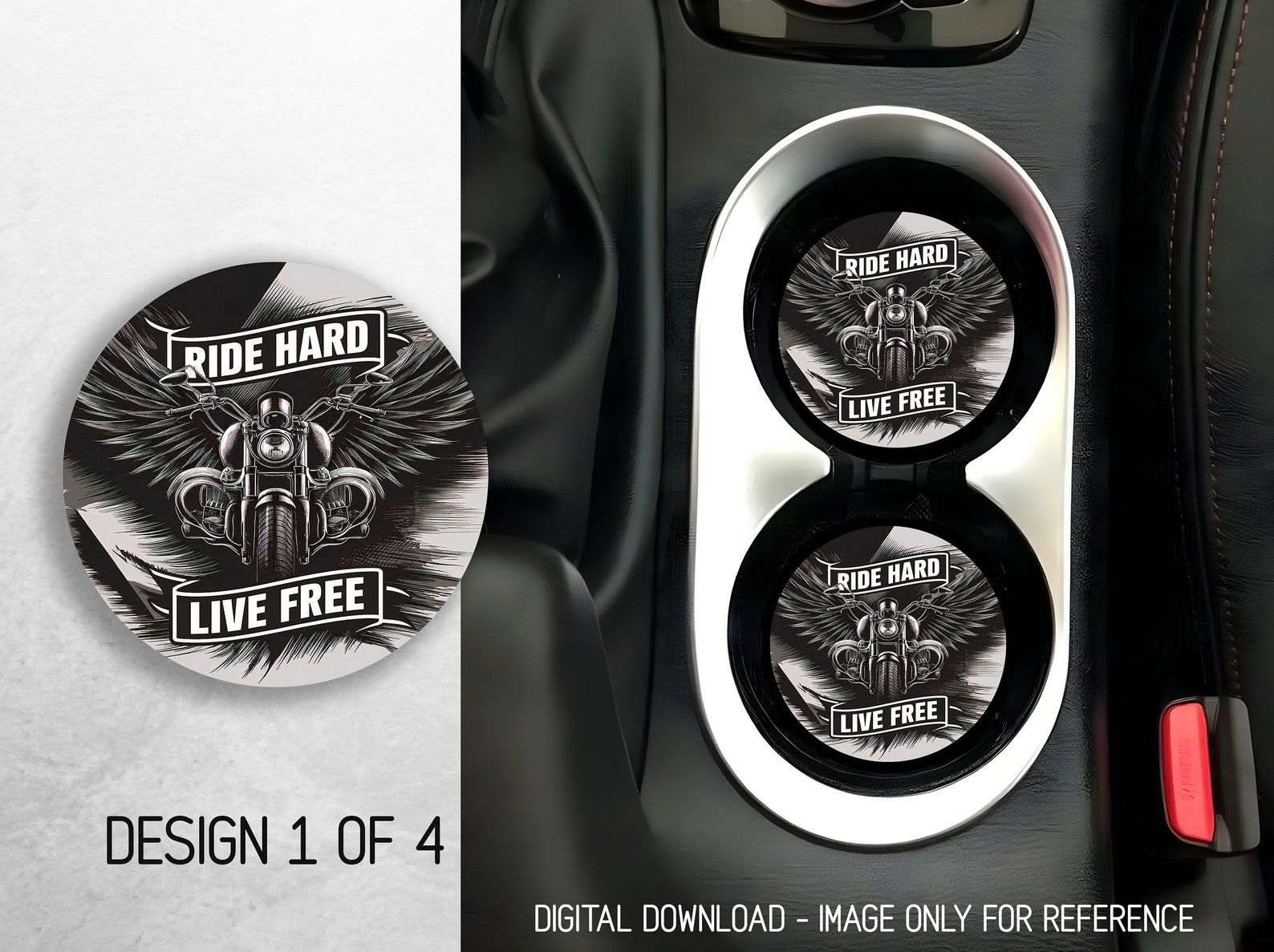 Vintage Motorcycle Car Coaster PNG Man Classic Motorcycle Car Coaster ...