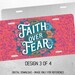 Faith Over Fear License Plate PNG Bundle Christian License Plate Design ...