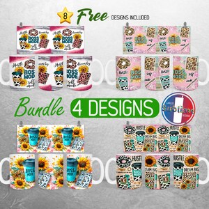 Boss Mode Mug Wrap PNG Bundle Business Owner 15oz Mug Wrap Woman ...