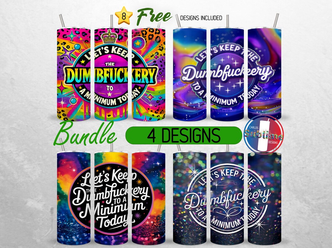 Sarcastic Tumbler Wrap Bundle Funny Mom 20oz Tumbler PNG Fun Quote ...