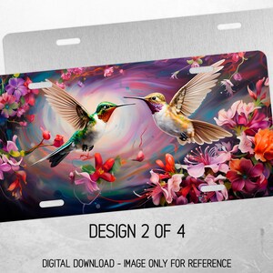 3D Hummingbird License Plate PNG Bundle Humming Birds License Plate ...