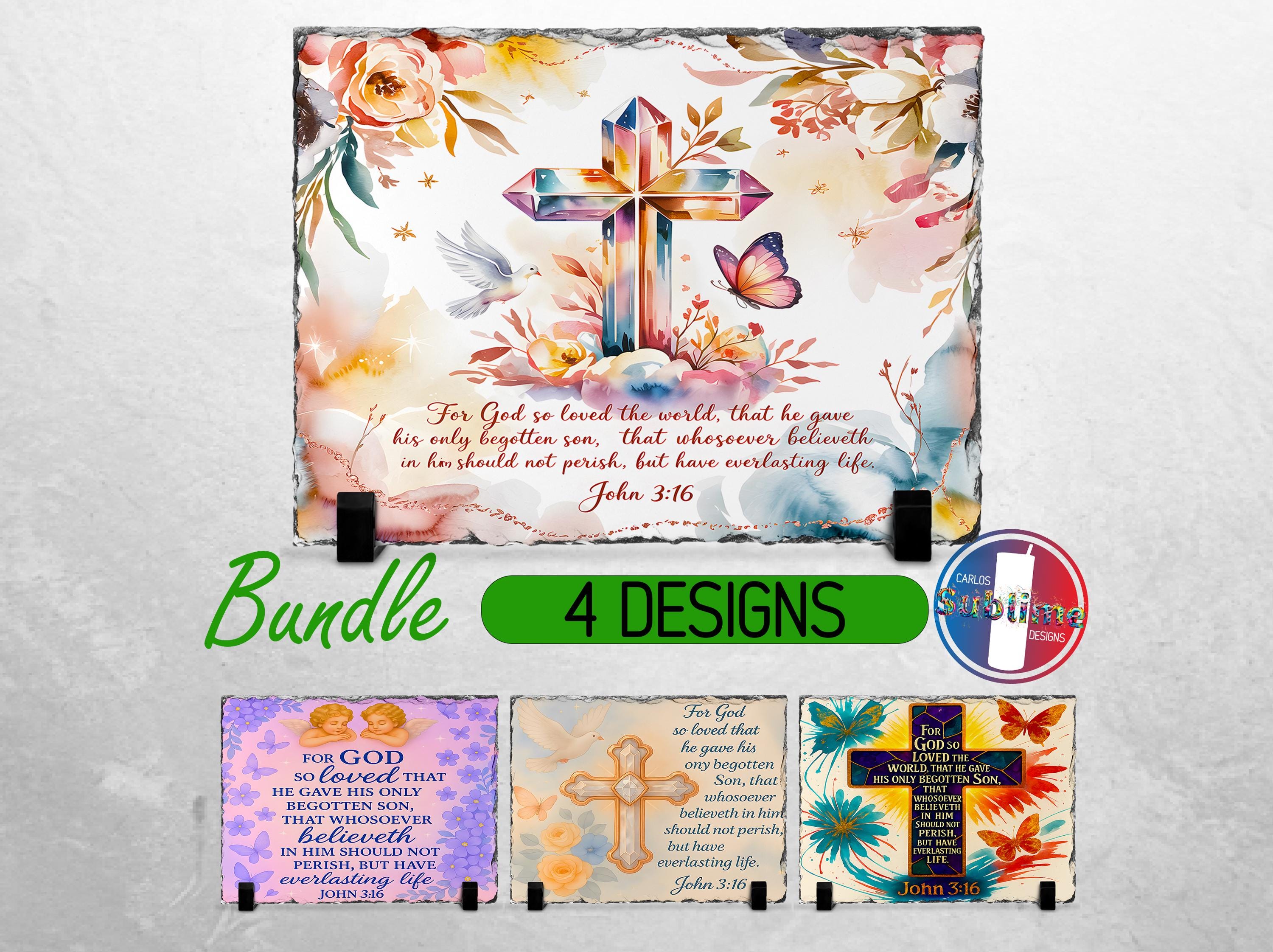 Bible Verse Slate PNG Christian Faith Slate File Bundle Sublimation ...