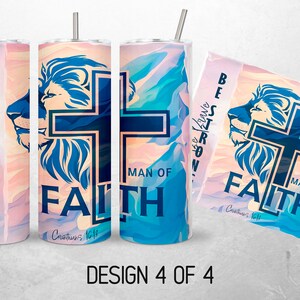 Seamless Christian Tumbler Wrap Bundle Faith Bible Verse 20oz Tumbler ...